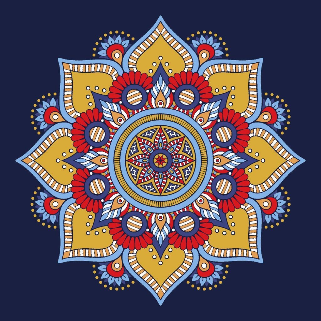 Tapyba pagal skaičius, Mandala Vandenynas - Nutapyk.lt
